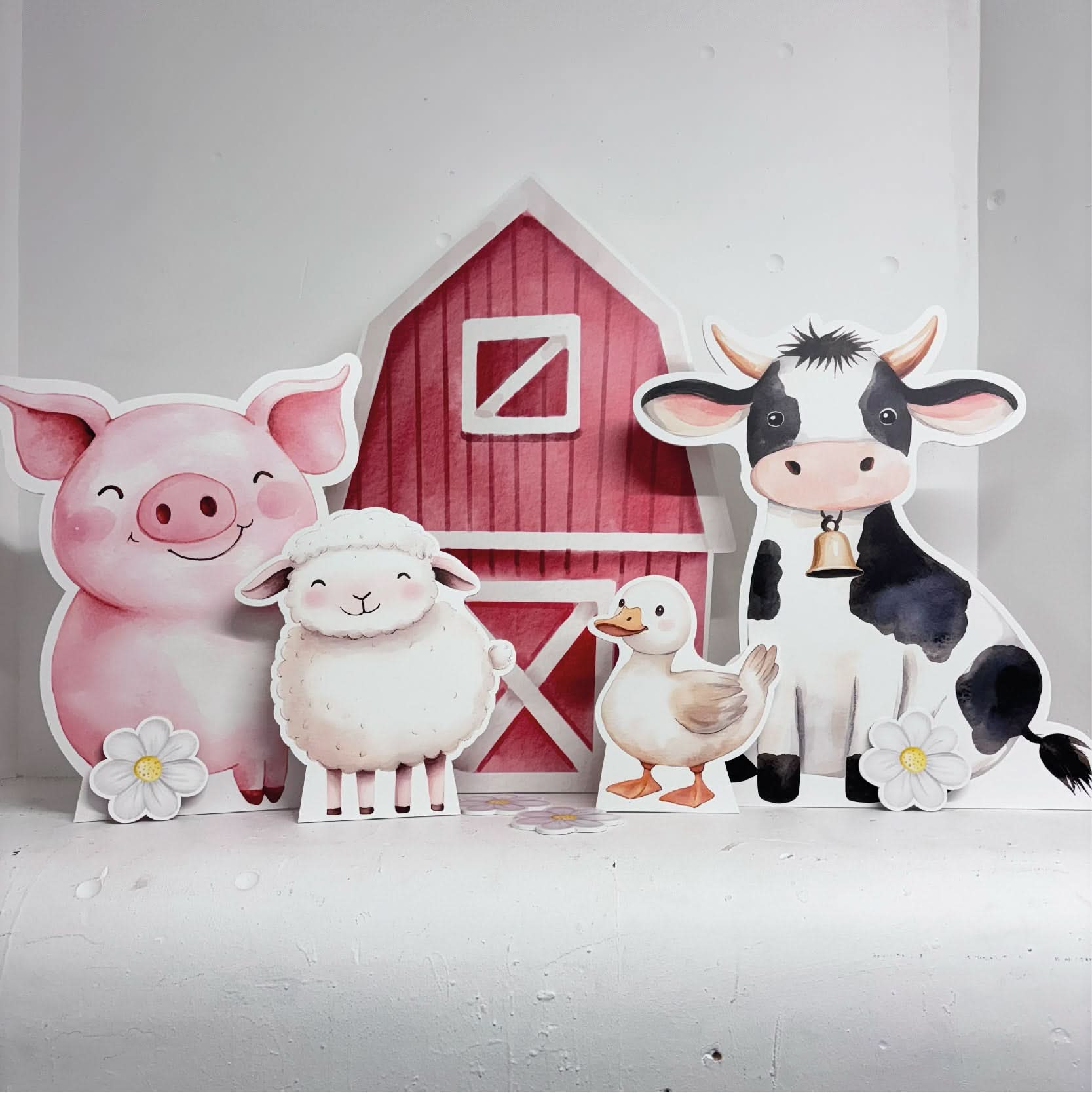 Mini Daisy Farm Bundle - Party Decorations (UK) | Zebra Print Events